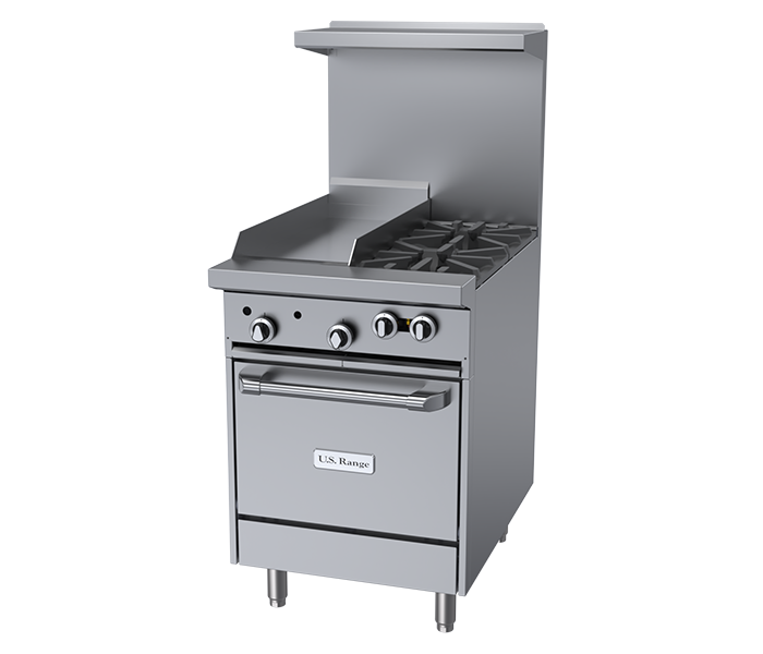 Inducs - US Range U Series Gas Range 24" Wide