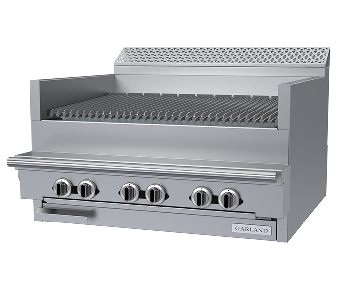 Inducs - C36-NR Garland Cuisine 36" Cast-Iron Radiant Broiler with Non ...
